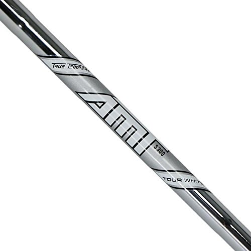 TRUE TEMPER 2018 ホワイト AMT シャフトセット (合計シャフト8個) - 3-PW テーパーチップ (ホワイトATM、硬さ)
