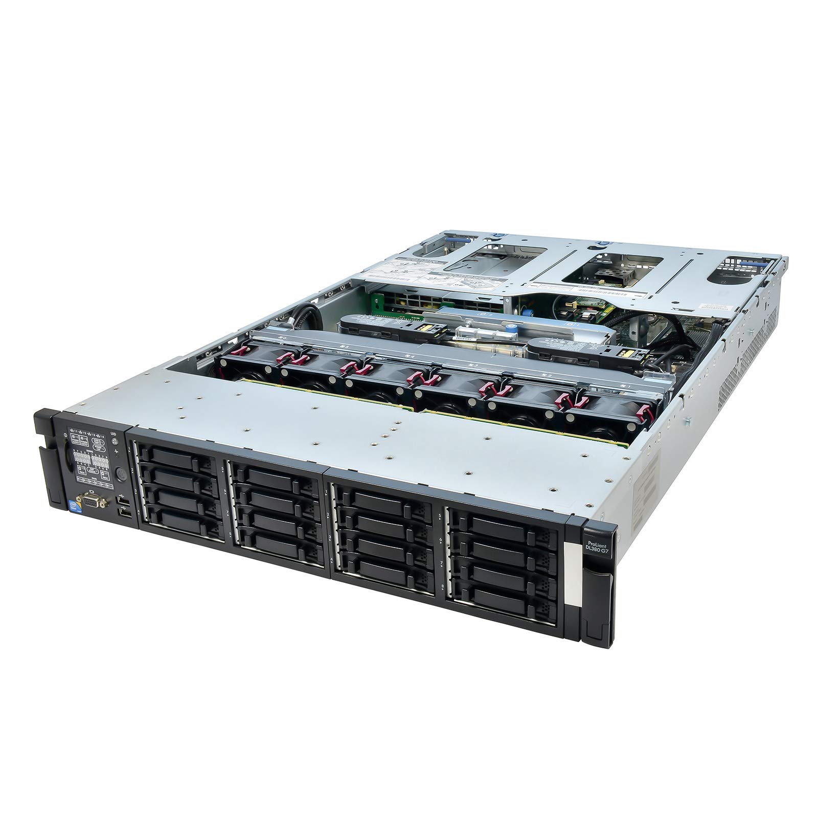 Enterprise HP ProLiant DL380 G7サーバー 2 x 2.93Ghz X5570 QC 64GB 8 x 300GB 10K SAS