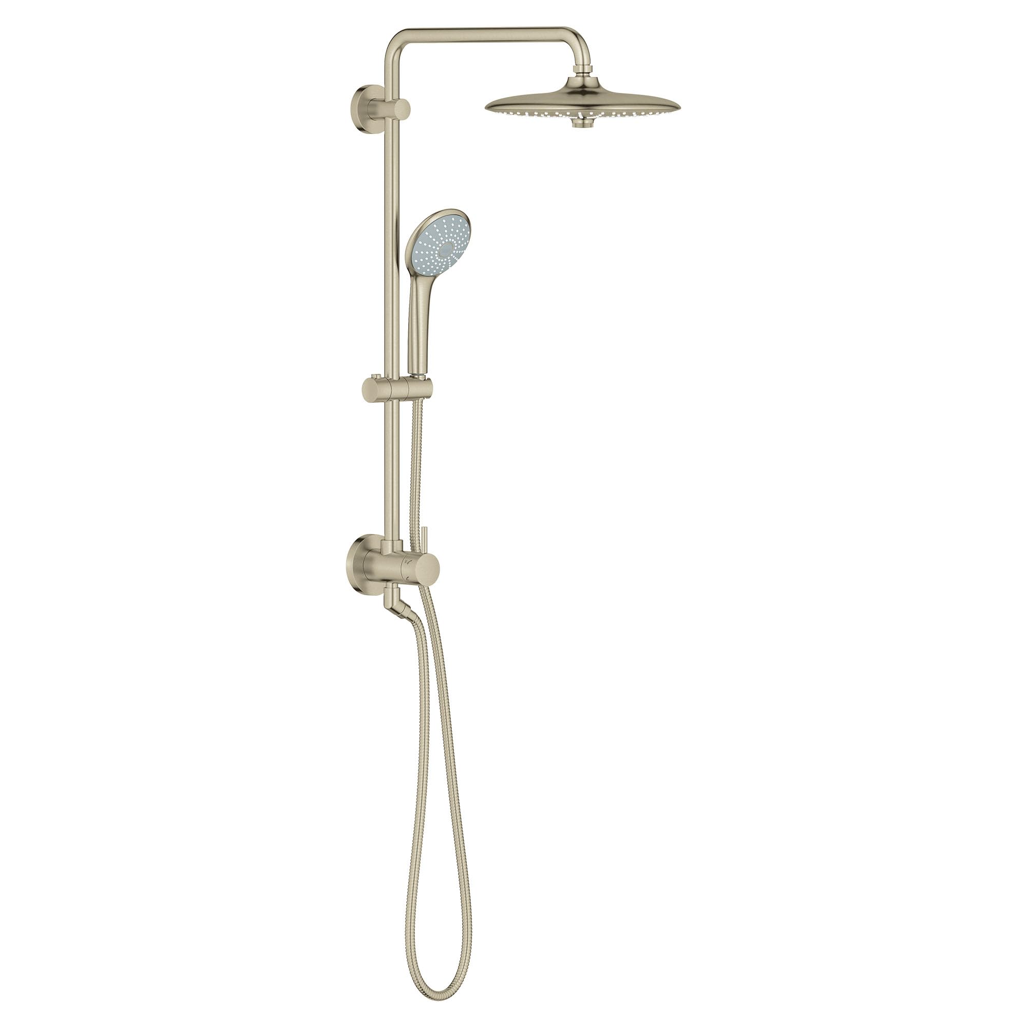 GROHE 27867EN1 レトロフィット ユーフォリア 25インチ シャワーシステム 2.5GPM つや消しニッケル