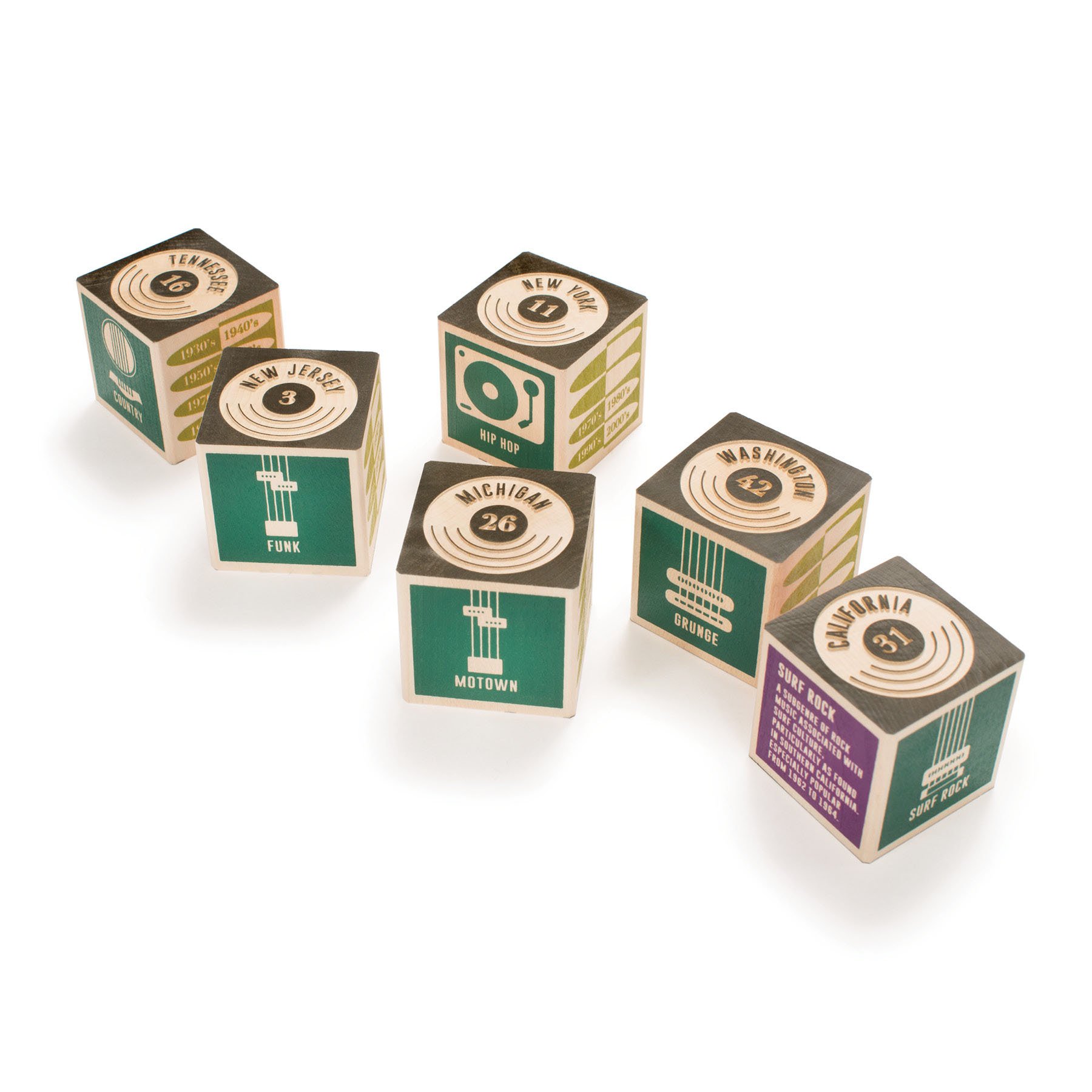 Uncle Goose State of Sound Blocks - Made in the USA