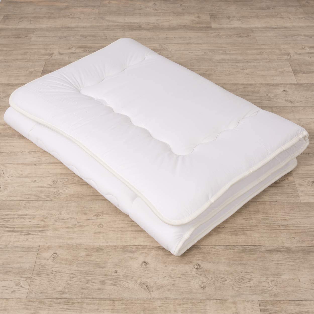 Luxton Home 敷き布団 和式 布団 折りたたみ式マットレス 睡眠 旅行 ツイン ロング ツイン - ロング 99x211cm（39x83インチ） ホワイト