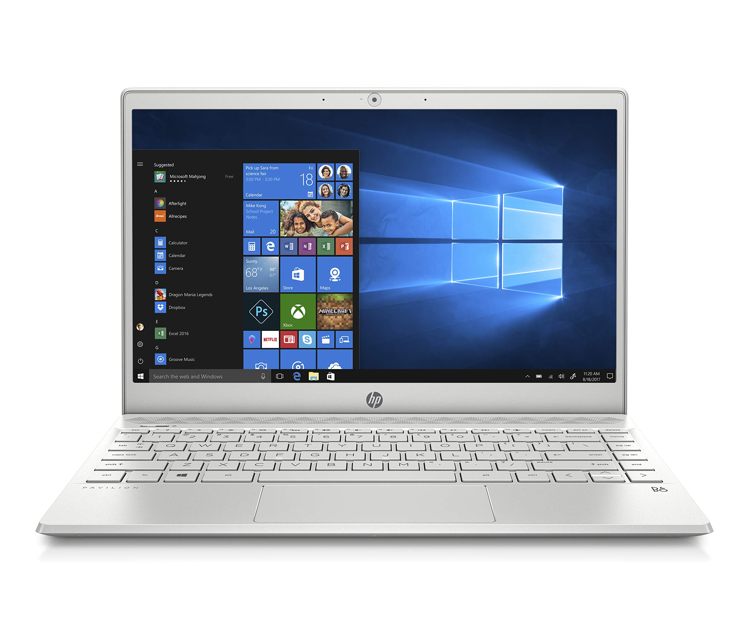 HP Pavilion 13-inch Light and Thin Laptop Intel Core i5-8265U Processor 8 GB SDRAM Memory 256 GB S