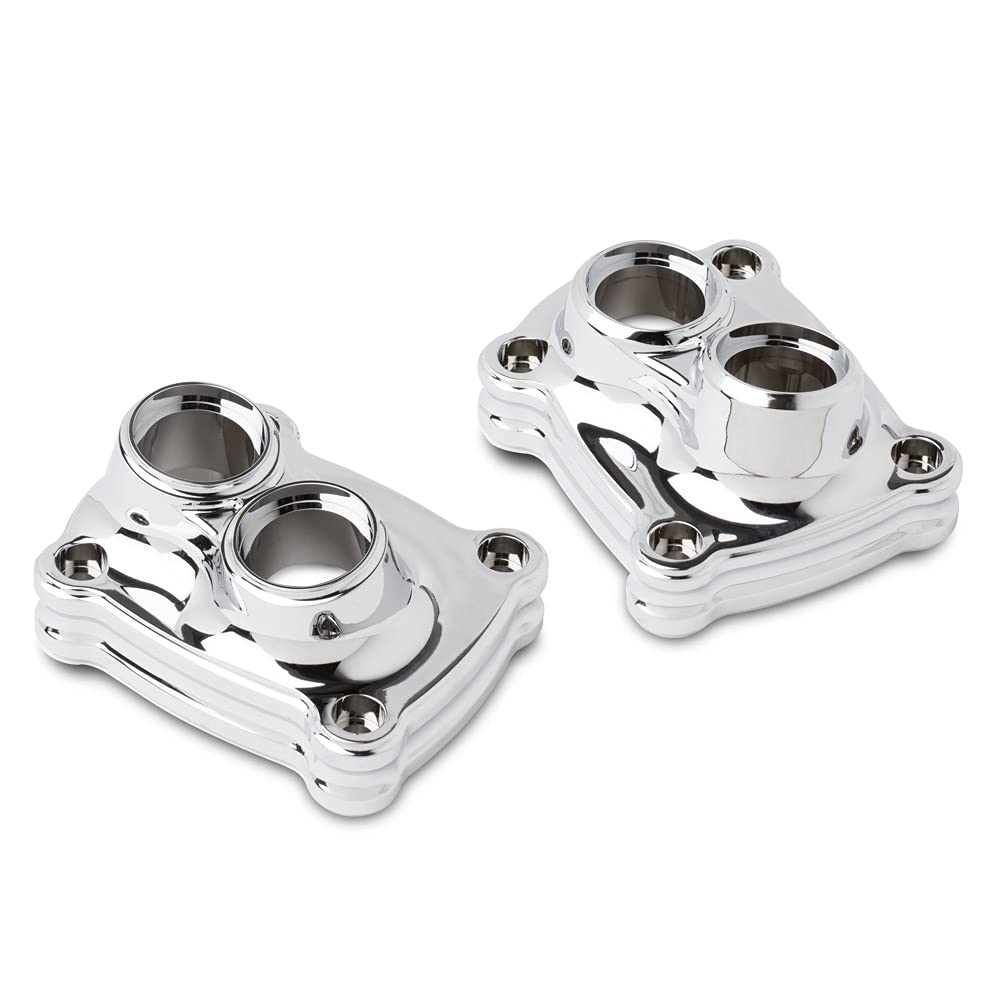 Arlen Ness Chrome 10-Gauge Lifter Block Covers 12-582
