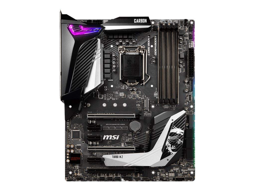 MSI 7B17-012R メインボードMSI MPG Z390ゲーミングプロカーボン、インテルZ390 - Sockel 11ブラック