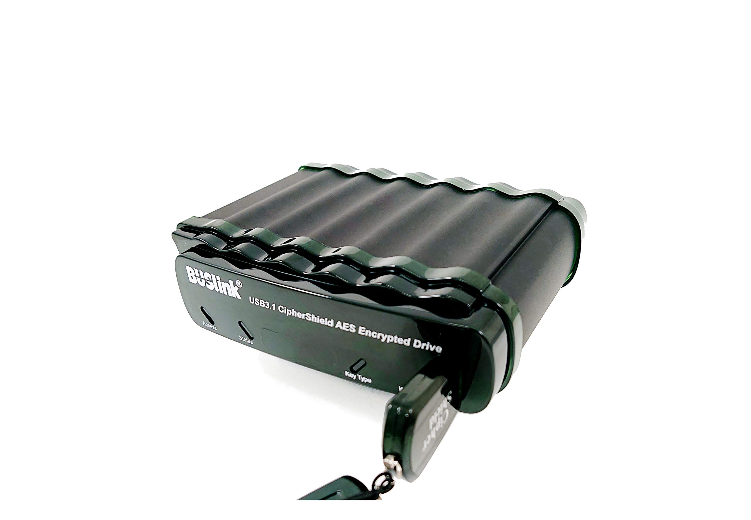 CipherShield USB-Powered USB 3.1 Gen 2/eSATA FIPS 140-2 Level 2 HIPAA 256-bit AES Hardware Encrypted