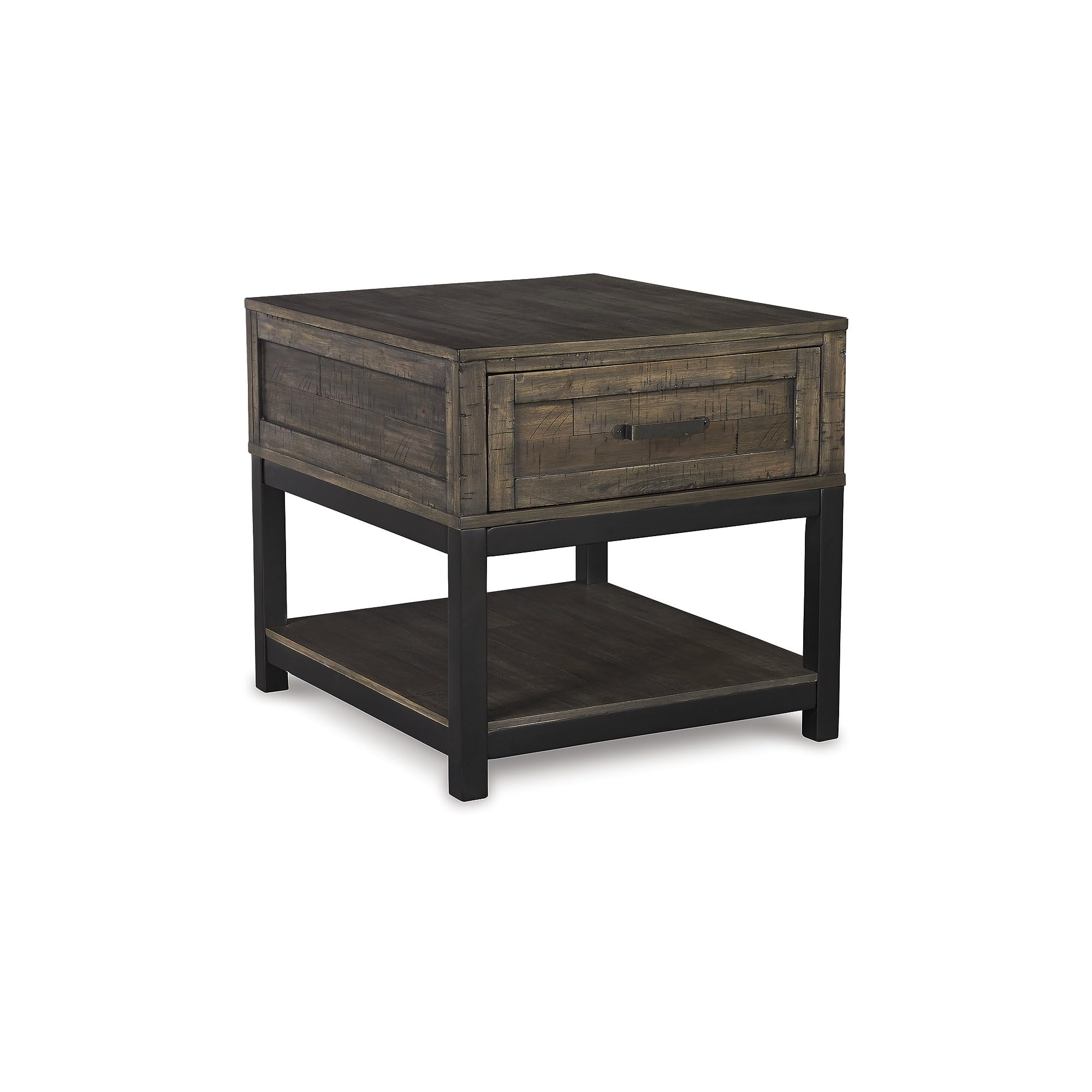 Signature Design by Ashley Johurst Rectangular End Table Grayish Brown 141［並行輸入］