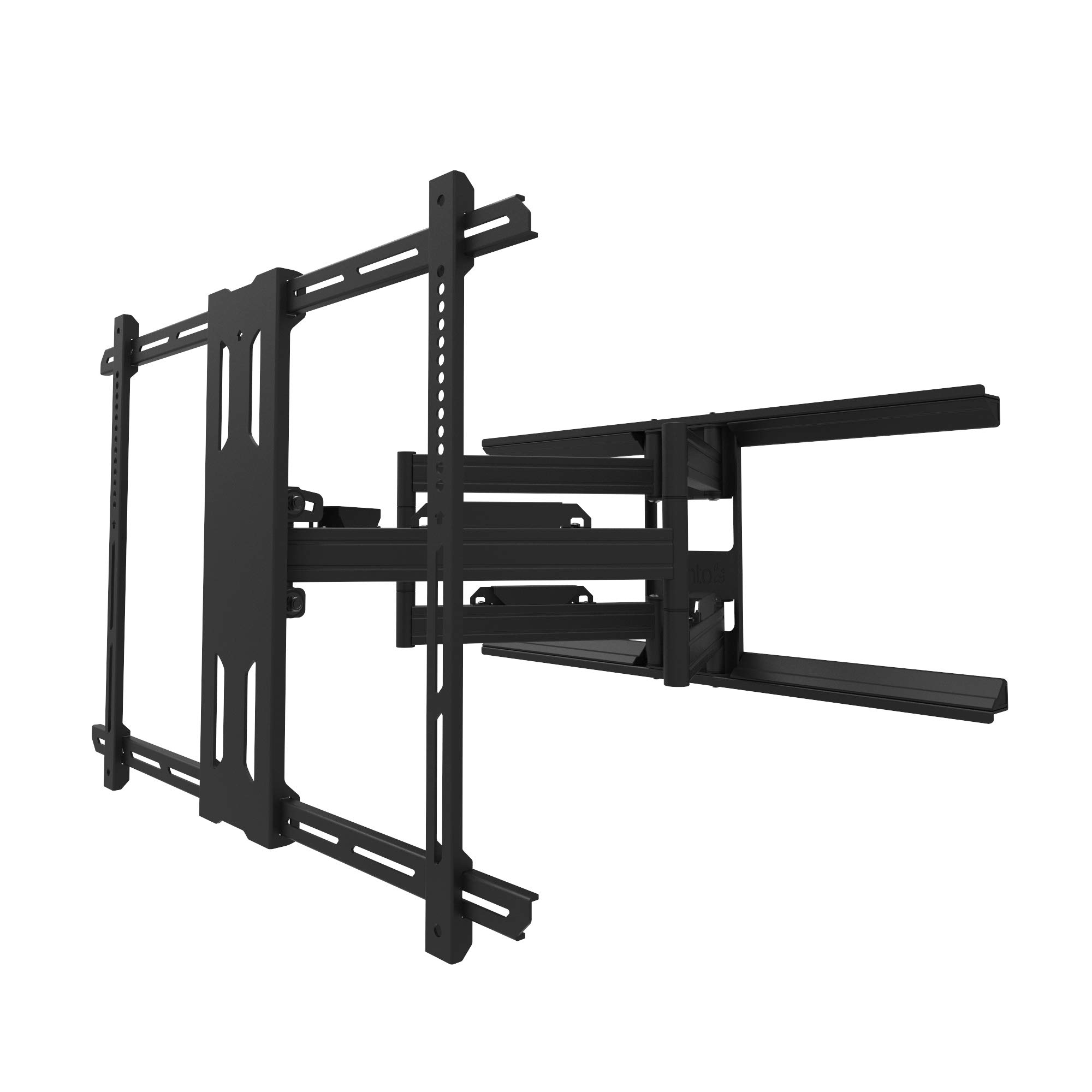 Kanto PDX700 フルモーションテレビウォールマウント 50インチから100インチのテレビ用 | 最大150ポンドまで対応 | 最大90°回転 | 傾斜+15°/-3° | ブラック
