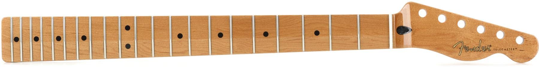 Fender フェンダー ギター用リプレイスメントネック Roasted Maple Telecaster Neck 21 Narrow Tall Frets 9.5 Maple C Sha