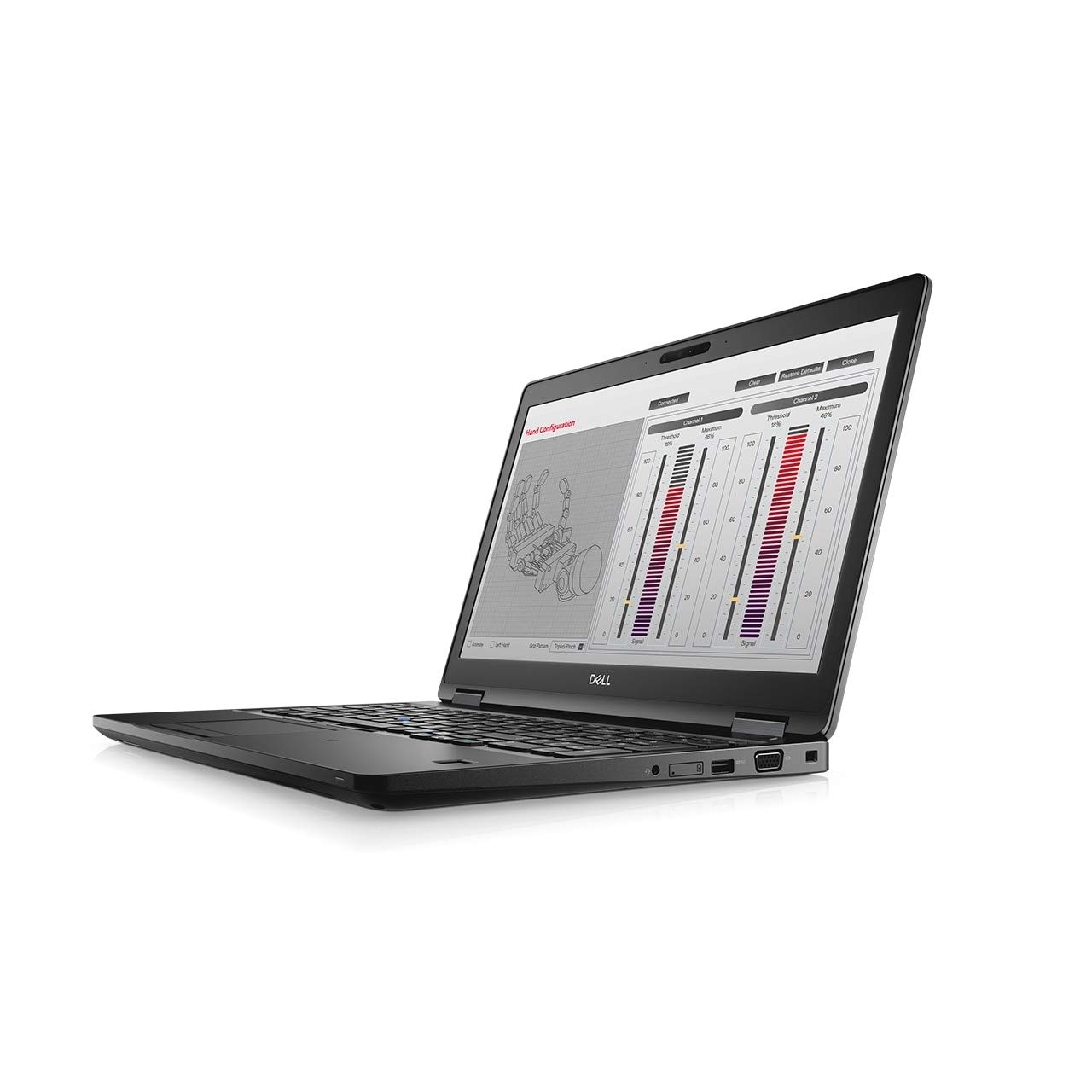 Dell Precision M7530 Intel Xeon E-2176M X6 i5 32GB 1TB SSD 15.6インチ、ブラック (更新)