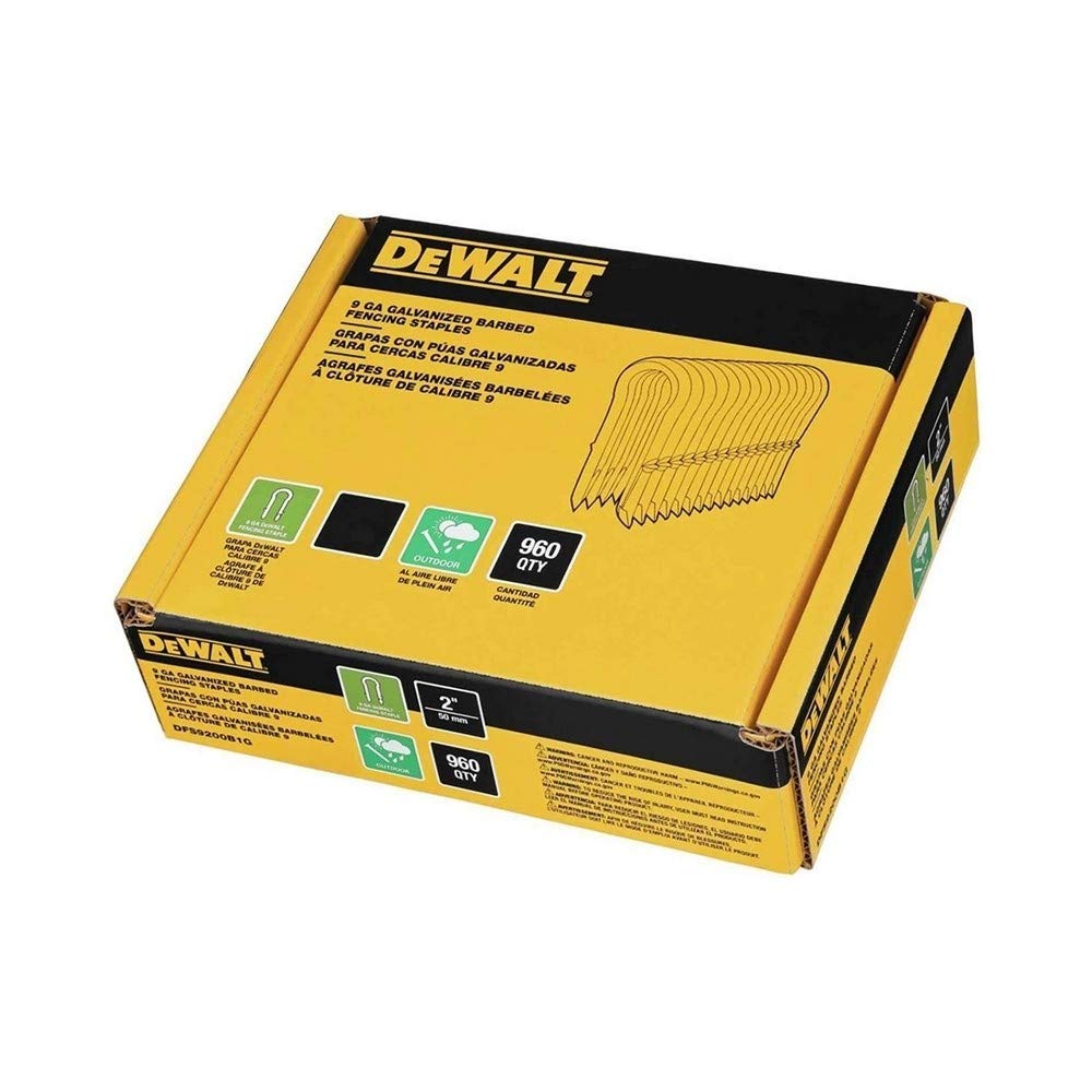 DEWALT - DFS9150B1G 9G G12 Galvanised Staples 40mm (Pack 960)