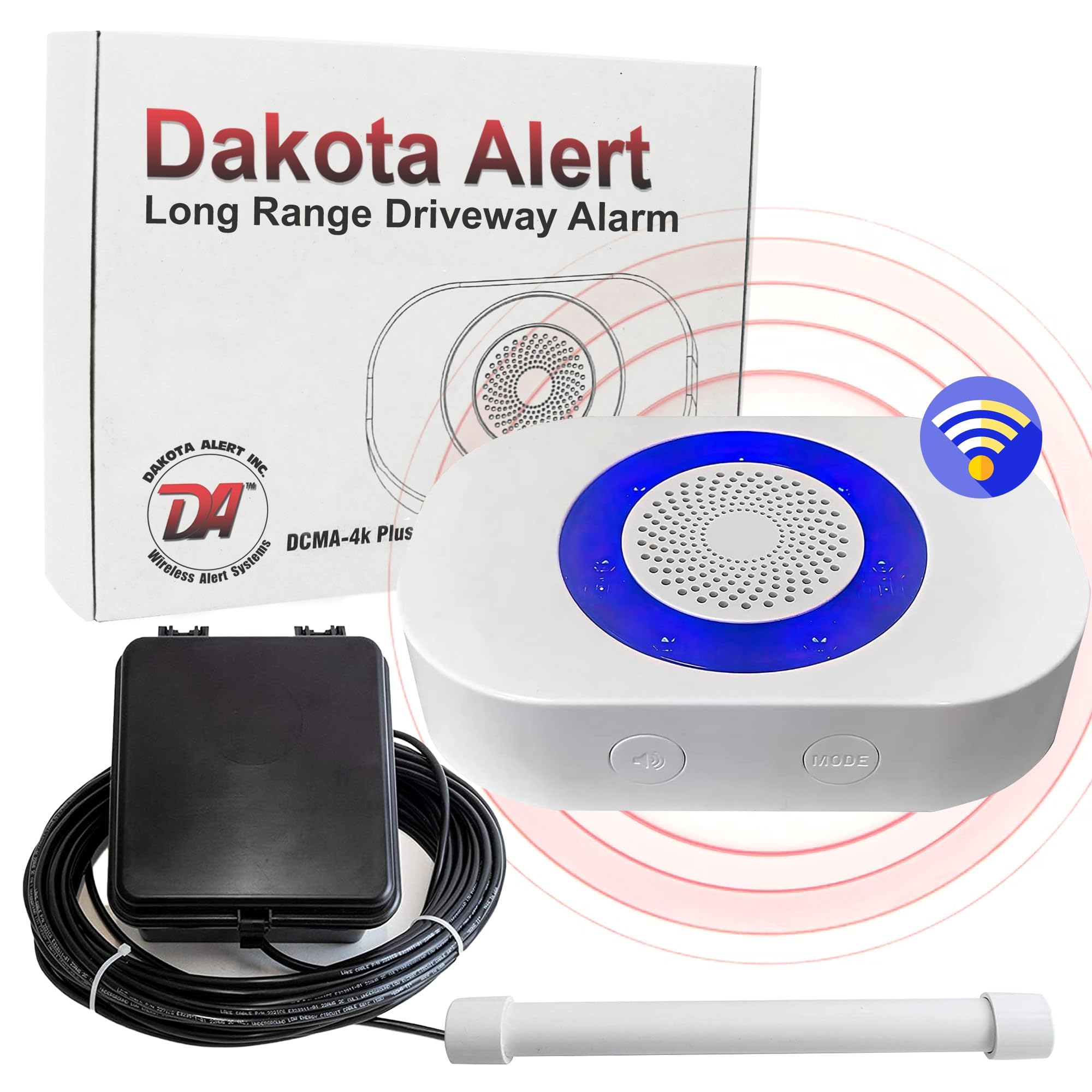 Dakota Alert DCPA-4K Plus 4000 Probe Alert Kit and Receiver with Relays