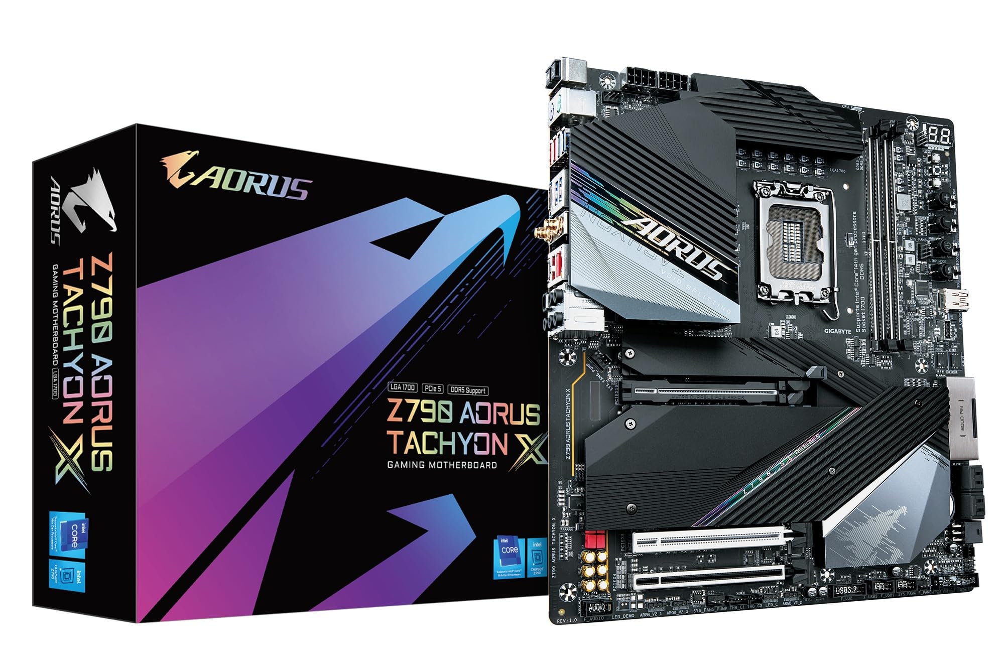 GIGABYTE Z790 AORUS TACHYON X LGA1700 オーバークロック環境向け DDR5 E-ATX マザーボード MB6271