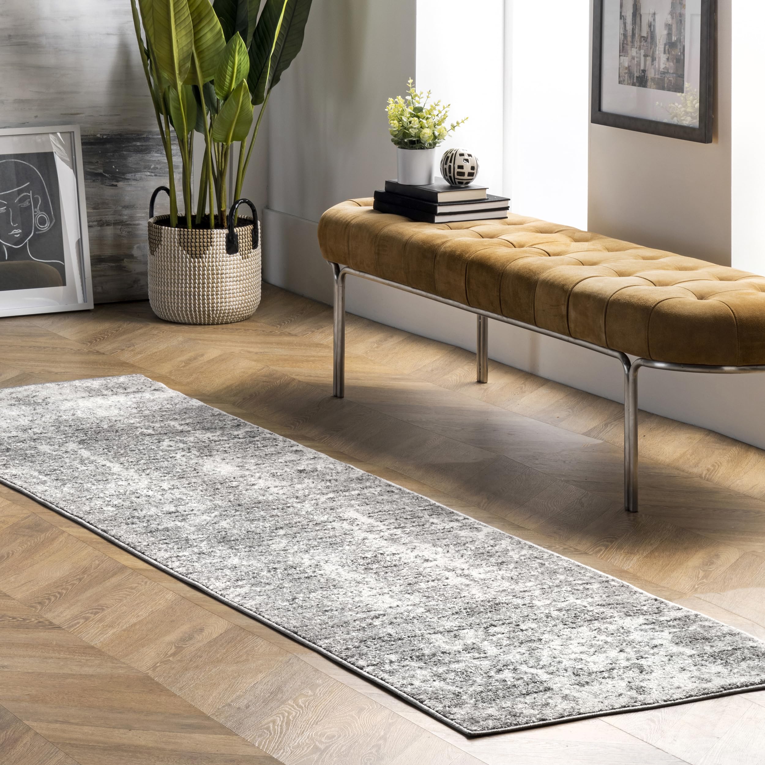 nuLOOM Misty Shades Deedra Accent Rug 2' x 3' Grey