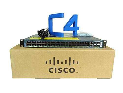 Cisco WS-C4948-S レイヤー3スイッチ 48x 10/100/1000Base-T デュアル電源&ファン