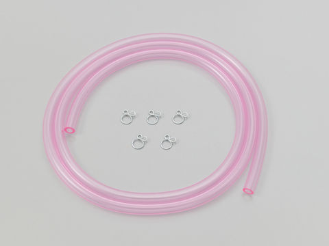 【DAYTONA(デイトナ)】 91858 耐油塩ビホース φ4Xφ7 1m ピンク【品番】91858【カラー】ピンク【サイズ】内径φ4×外径φ7【タイプ】【説明】オイルホース（ブレーキフルードには不可）、キャブブリーザーホース、冷却水ブリ...