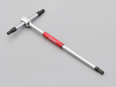 【DAYTONA(デイトナ)】 97026 T型スライドハンドル六角レンチ【品番】97026【カラー】【サイズ】6mm：全長210mm【タイプ】【説明】早回しを可能にするグリップ付き。ハンドルは同サイズのレンチになっていてL型レンチとしても...