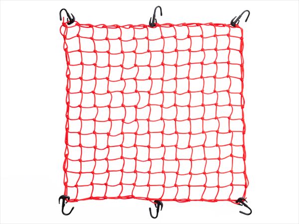 【タナックス】 【4510819101899】 MF-4645 MOTOFIZZ ツーリングネットV RED ＃3L 60X60mm色：レッド材質：ネット：ゴムコード　　　フック：強化プラスチック+鉄サイズ：60×60cm（13マス×13マ...