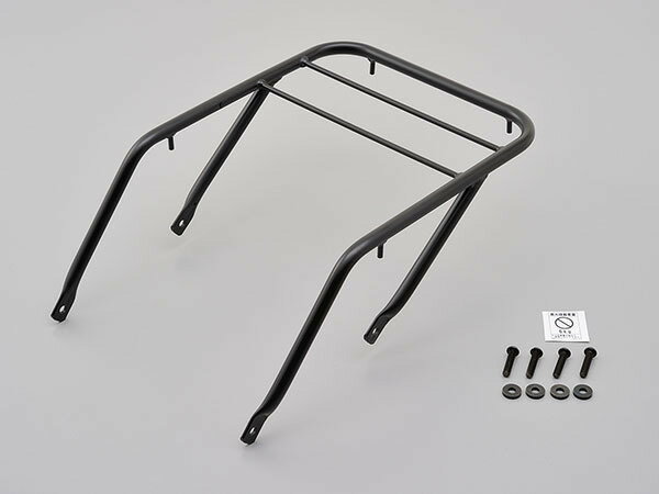 【適合車種】DS400(96-17)【仕様1】荷台が前後に長い仕様だから、荷物の多いキャンプツーリングにもご利用いただけます【仕様2】タンデム走行や車両の取り回し時に便利なグラブバーの機能も備えました【仕様3】積載部寸法:長さ339x幅32...