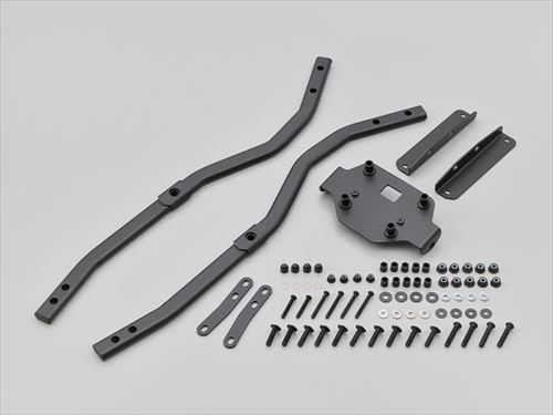 GIVIトップケースのモノロック専用フィッティング。適合車種：YZF-R25/R3(20-22)、MT-25/03(20-22) ※ 倒立フロントフォークモデル専用対応ベースプレート：M5Mベース(品番：90110)トップケースの装着には別...