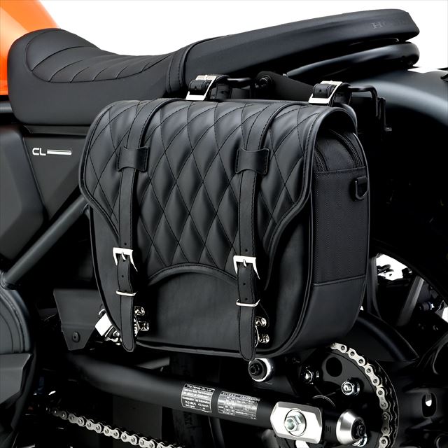 7月下旬発売 ヘンリービギンズ 【4909449618585】 ヘンリービギンズ(Henly Begins) デイトナ バイク用 サイドバッグ 12L サドルバッグ DHS-37 トラぺ ダイヤ 40263クルーザーやストリートモデルに合う...