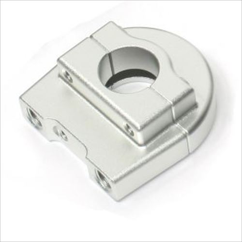 定形外 ACTIVE(アクティブ) 【4538792500799】 1060144 アルミスロットルホルダー TYPE-1 SIL 対応インナーパイプ巻取り径 φ28-φ44 ■シルバーメンテナンス性に優れた分割式のスロットルホルダー。(厚...