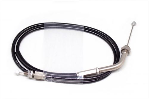 定形外 ACTIVE(アクティブ) 【4538792549415】 1060163 スロットルキット専用TMR用ワイヤー(ステン金具/アウターBLK)(引戻し共通) 900mmスロットルキット用 アジャスタブル スロットルワイヤー(TMRキ...