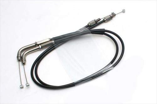 ACTIVE(アクティブ) 【4538792903477】 1060406 ハイスロットルキット専用ワイヤー (T-EVO ステン金具/アウターBLK) ZX-14R 16-19/HIGH GRADE 16-20 (引き側)ハイスロットルキ...