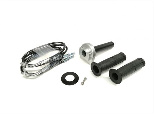 ACTIVE(アクティブ) 【4538792332260】 1061221 スロットルKIT (ホルダー:TYPE-1 SIL) 巻取φ32 (メッキ金具) 900mm汎用スロットルキット TYPE-1■シルバーアクティブ スロットルキット...