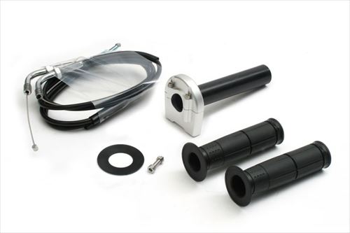 ACTIVE(アクティブ) 【4538792578989】 1063111 スロットルKIT (ホルダー:TYPE-3 SIL) 巻取φ28 (メッキ金具) 700mm汎用スロットルキット TYPE-3■シルバーアクティブ スロットルキット...