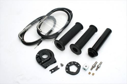 ACTIVE(アクティブ) 【4538792838762】 1064208 ハイスロKIT (EVO2) BLK 巻取φ42ハイスロットルキットEVO2 汎用キット ■ブラック ほぼすべてのハンドルに対応可能な最長1400mmの汎用ワイヤー...