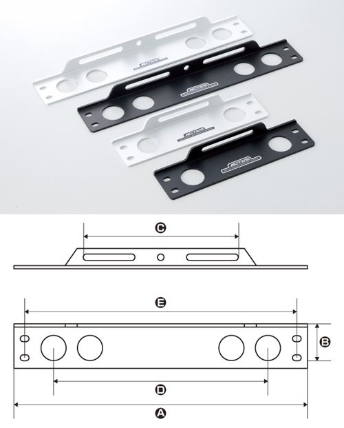 ACTIVE(アクティブ) 【4538792004860】 1880090 OILクーラーステー ストレート 9インチ 汎用ストレート用 汎用ステー■9インチアクティブ ストレートオイルクーラーキット用のアルミ製汎用ステー。通常キットでの設...