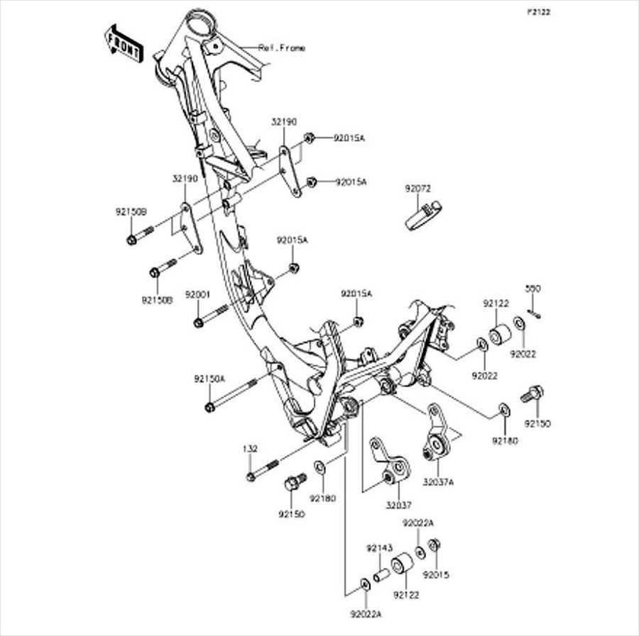 ■見出し番号：132※画像内の番号と、見出し番号を参照してください※適合をご確認頂く場合は、車体番号を明記の上お問い合わせください。商品の詳細な情報については、メーカーサイトでご確認ください。商品及び品番は予告なく変更が行われる事がございま...