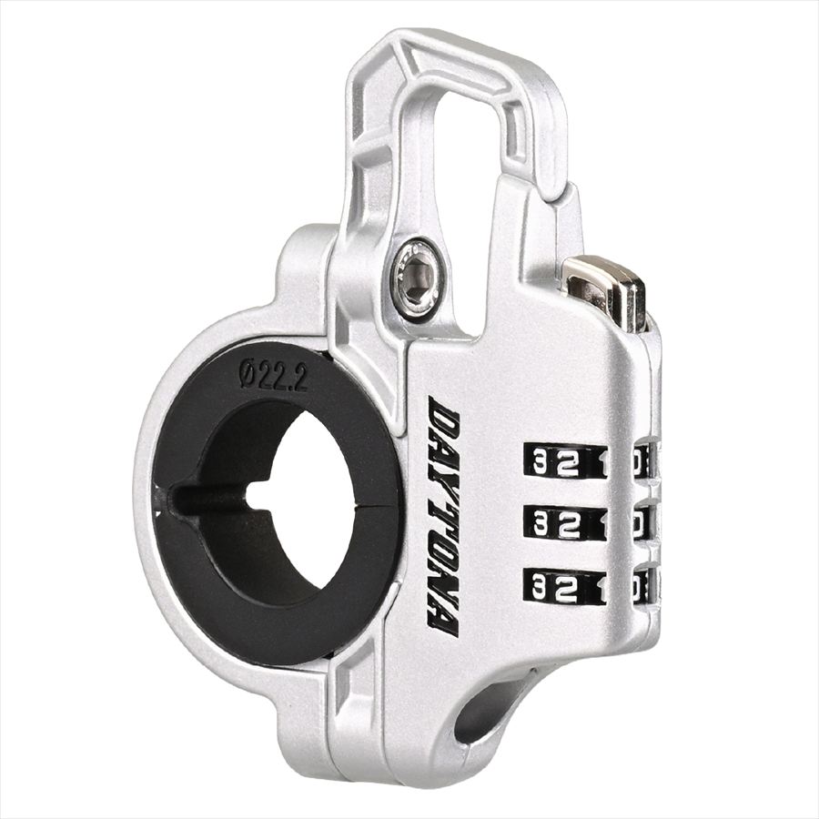 せまいスキマに取り付けできるヘルメットロック。カギが増えないダイヤル式。本体幅12mm(取り付け必要幅13mm)とスリムで狭い隙間にスッキリ収まる。ロック部は縦方向にスライドするので、コントロールスイッチ横など、左右のスペースが無くても取り...