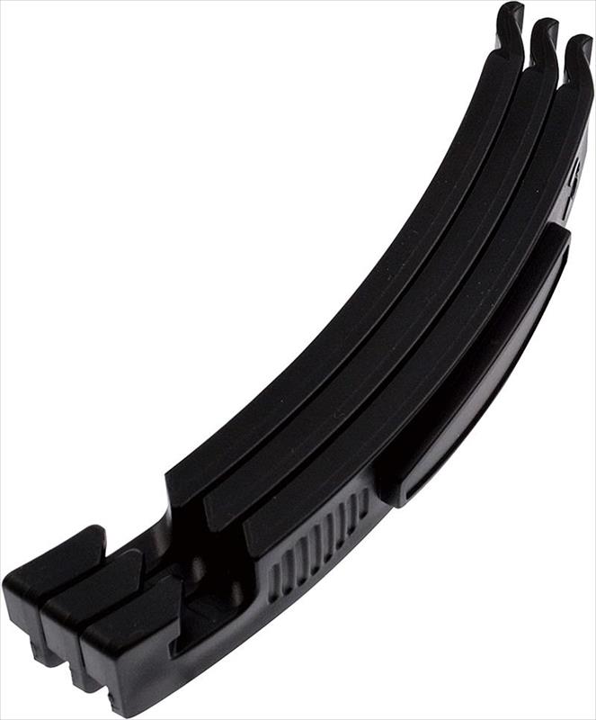 【4962625403023】 079965 NTL-3　ブリッジタイヤレバー　ブラック【ノグチ(NOGUCHI)】 ＜商品詳細＞●手になじみ、使いやすいカーブ形状のタイヤレバー●リムとタイヤのビードの間に差し込みやすい薄型形状●レバーの裏...