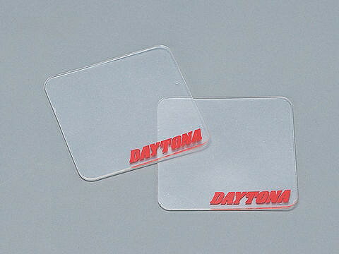 【DAYTONA(デイトナ)】 13083 プロテックパット 60×60mm×2枚何度も貼り直し可能な傷つき防止シート【カラー】-【商品説明】・荷掛けフック等によるシートカウル等の傷を防止。・ゲル状の密着面は何度でも貼り直しができ、接着面が...