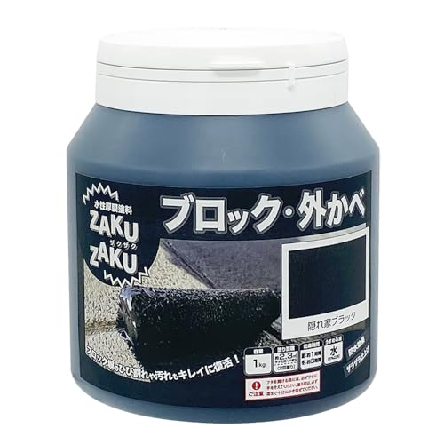 【特長】ブロック塀や外壁の塗装におすすめです。 厚膜でザラザラとした砂状の塗膜が立体感のある表情を作り出します。 細かいひび割れに入り込み、穴埋め効果があります。 1kgの容量は、メラミンスポンジを使って簡単に塗ることができます。 【用途】...