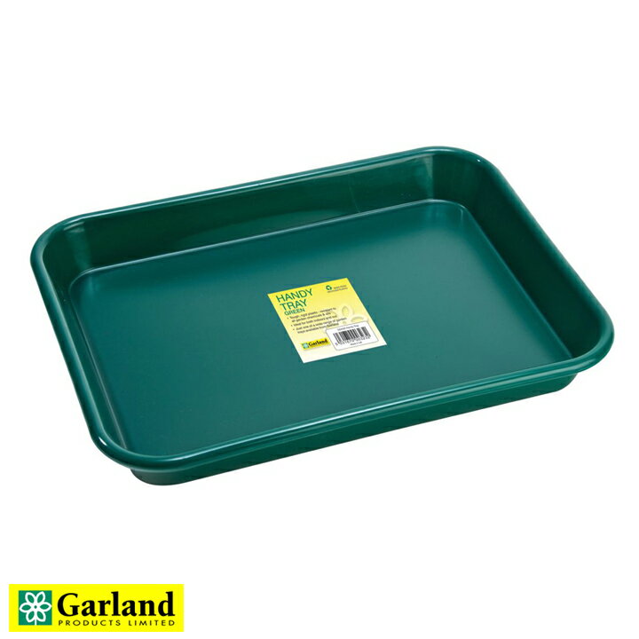 商品SPEC ◆ハンディ　トレイ　グリーン メーカー：Garland PRODUCTS LIMITED 【カタログサイズ】 　幅41cm×奥行き31cm×高さ4.5cm 重量：423g ・材質：ポリプロピレン ・生産国：イギリス ・ラッピン...