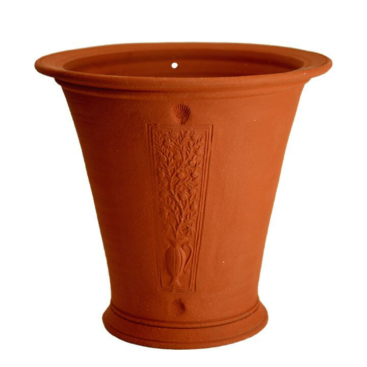 カタログサイズ：直径約35cm×高さ約34cm重さ：約9kgWhichford Pottery　ウィッチフォード 英国製テラコッタ Tree of Life 命の木 すっと伸びたシャープなラインに、 イスラムの古い焼物から影響を受けてデザイ...