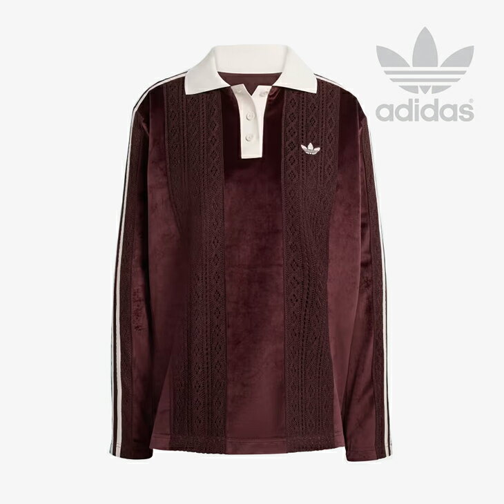 DISCRIPTION -製品説明- 寒い季節もスタイリッシュに。 adidas Originalsの長袖ウィンターライスドサッカージャージーが、暖かさと快適さを兼ね備えて登場。 ベロアとかぎ針編みの生地をおしゃれにミックスした上品な素材感...
