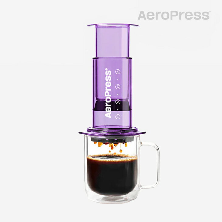 DISCRIPTION -製品説明- アメリカのアウトドア・スポーツ玩具メーカー「AeroPress, Inc.」（アメリカ エアロプレス）が開発した、空気圧を利用したコーヒー抽出器具「エアロプレス」。 空気圧抽出は過度な苦みを抑えてコーヒ...