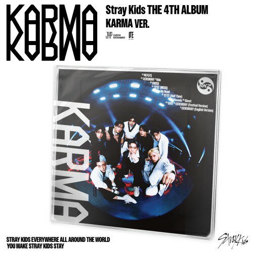 ●商品名：Stray Kids - 4TH ALBUM [KARMA] (KARMA VER.) + Random Photocard (BDM) ●製造国：韓国 ●商品構成：Photo Cover Set Outsleeve CD-R P...