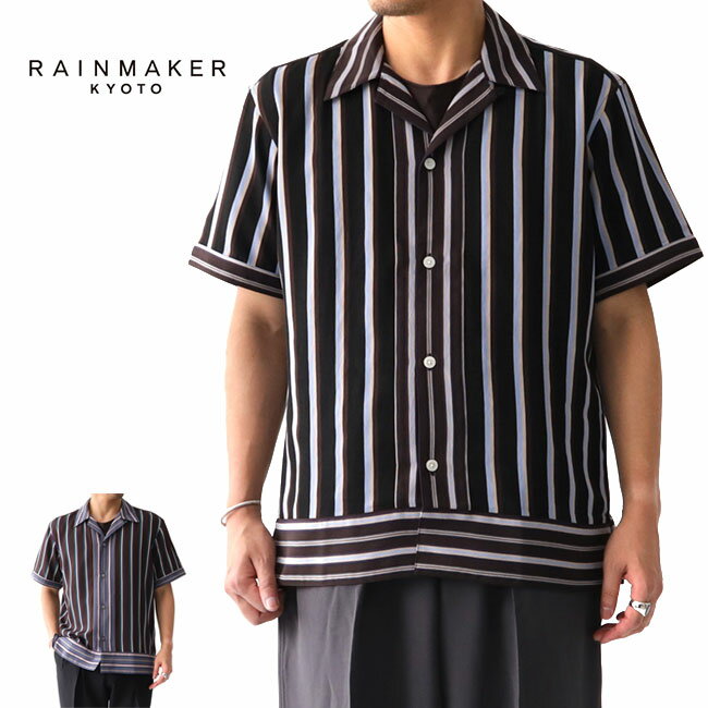 メーカー希望小売価格はメーカー商品タグに基づいて掲載しています。RAINMAKER ▽素材 マンテコ社製のマルチストライプ。 経糸 : ナイロンフィラメント、緯糸 : ビスコーススパン糸を交織し、 ニドム加工の施された先染め素材。 ドレープ...