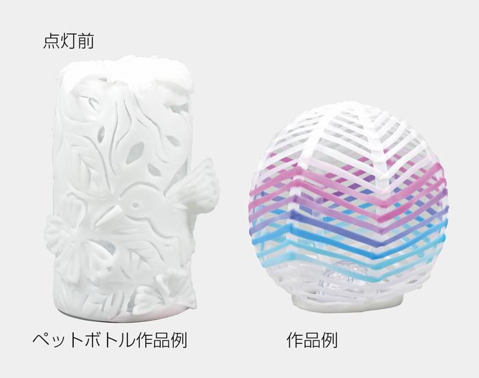 023742 ファンシークレイ　クリスタルドームランプセット ￥1,001（税込） ￥910（税抜） 風船やペットボトルで作るランプシェード # 仕様 # 商品サイズ クリスタルドームランプ：φ55×35mm # セット内容 ファンシークレ...