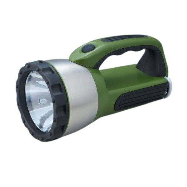 単1形4個使用 白色LED 防水性能/IPX4 電池寿命/約50時間 光束/約190lm(電池初期値) 照度/約9,000Lx(1m前方・電池初期値) 本体/ABS製 幅110×高さ127×長さ223mm 約455g(電池別) 1個入化粧箱...