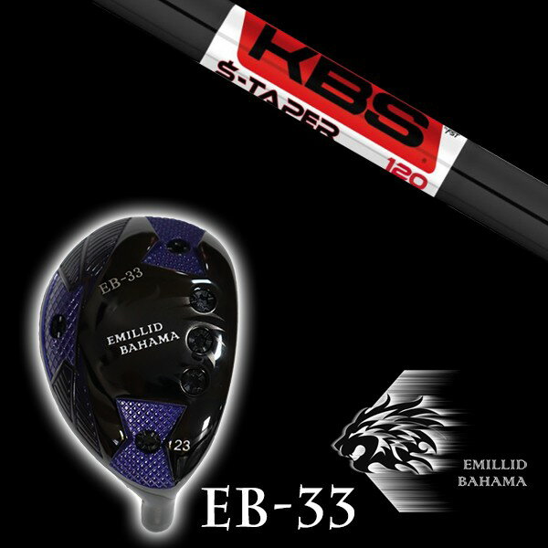 EMILLID BAHAMA EB-33 HEAD SPECロフト角:19° / 21° / 23° / 27°ライ角:19°/59°　23°/59.5°　27°/60°ヘッド定価:28,000 yen （税別）※LH（レフティー）モデルの...