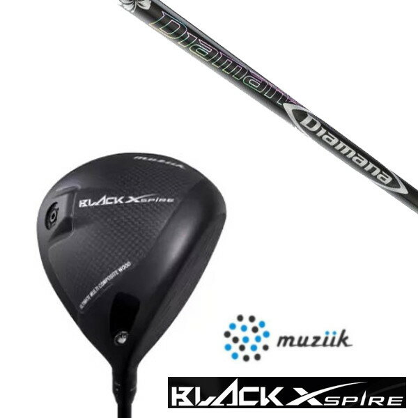 ムジーク muziik 2023 最新作 ドライバー ムジーク オン ザ スクリュー ブラック エクスパイヤー ドライバー muziik On The Screw BLACK XSPIRE DRIVER SLEルール適合 ●ヘッドスペック●...