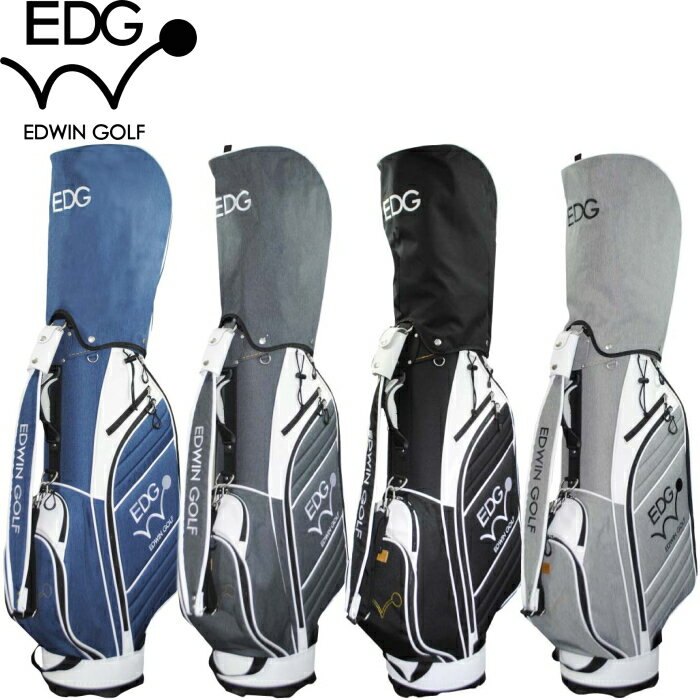 EDWIN GOLF 9.5型キャディバッグが登場。 ブランドイメージに沿った生地を採用した9.5型モデル。 6分割2セパレーター構造。ポケットは8ヶ所あり収納力も充実しています。 名札付き。ショルダーベルト付き。フードは背袋側ポケットに収...