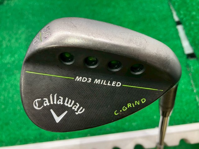 商品詳細 種別 ウェッジ メーカー キャロウェイ モデル MD3 MILLED マットブラック 56-10S シャフト DG(JP) フレックス S200 ロフト 56 本数 1 番手 56 長さ 35.25 クラブ重量 472 ライ角 6...