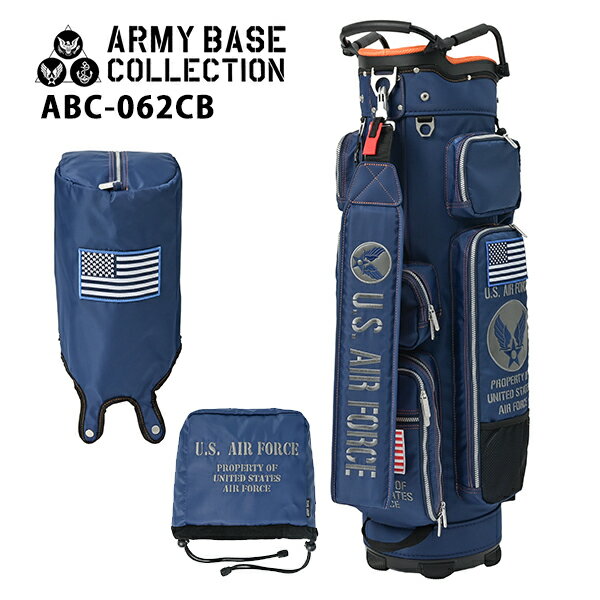 スペック ブランド名ARMY BASE COLLECTION モデル名ABC-062CB カートキャディバッグ 状態新品 カラーネイビー 素材ポリエステル サイズ9.0インチ 口枠5分割 重量3.8kg 付属品フードカバー・ネームプレート・...