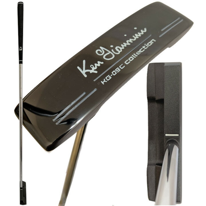 当店オリジナル！左用ケンジアニーニパター！ 左用ではなかなか見つからないブレードタイプヘッドにセンターシャフト仕様で作成しました。 特徴 「重心距離がゼロに近く、芯に構えやすい 」 　シャフトの延長線上より、ややトゥ寄りにスイートスポットを...